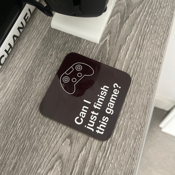 Gamer Drinks Coaster – Gift for Gamer – Stocking Filler, Secret Santa ...