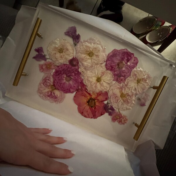 Memorial Gift /funeral Flowers/ Resin Bouquet Preservation /funeral ...