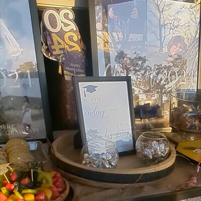 SIX SIZES Wedding Program Sign Template, Modern Wedding Program Board ...