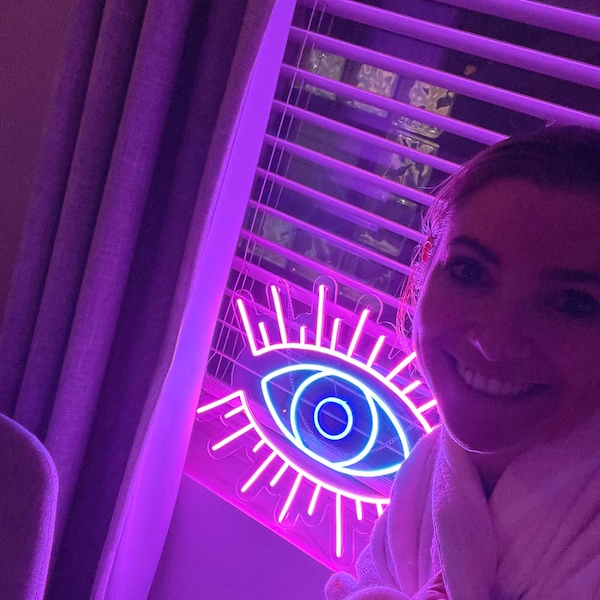 Evil Eye Custom Neon Sign Logo Wall Art Decor | Anime Neon Sign ...
