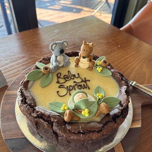 Australiana Cake Toppers, Australian Native Fondant Cake Topper, Koala ...