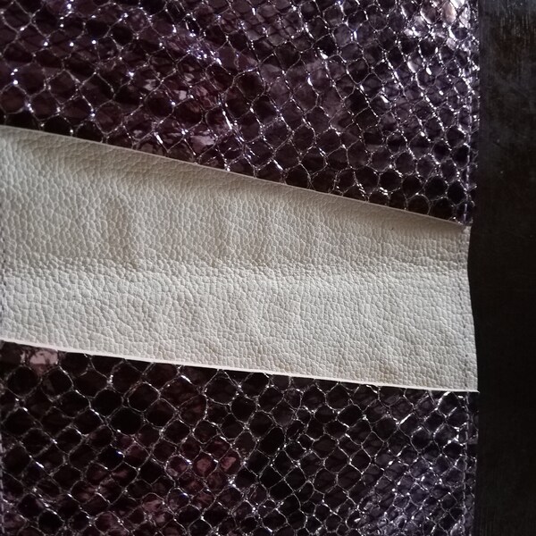 Mini Leather Card Wallet, Snake ID Wallet, Pink Business Card Holder ...