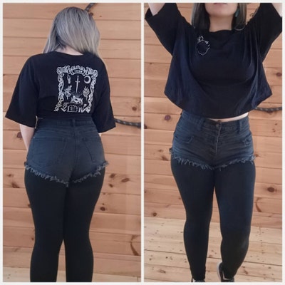 Neon Yellow Goth One Piece With Moths and Snake - Etsy