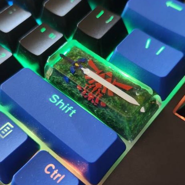 Sword Keycap, Zelda Artisan Keycap,legend of Sword Keycap,custom ...
