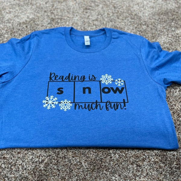Reading is Snow Much Fun SVG, Winter Reading Svg, Reading ...