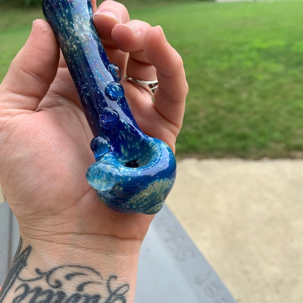 Inside Out American Handblown Space Pipe Glass Pipe Made With Pyrex ...