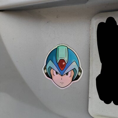Megaman X Holographic Sticker Megaman X Series - Etsy