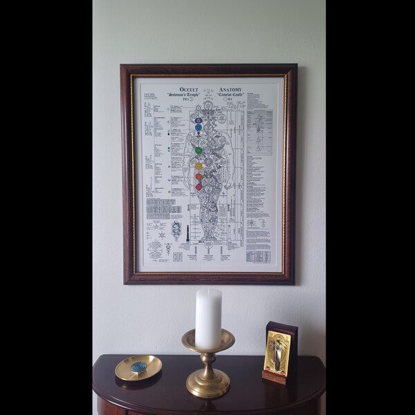 Occult Anatomy 2020 - Large Occult Poster (24x36), Occult Illustration ...