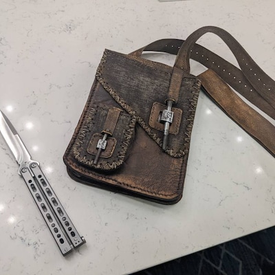 Utility Belt Leather Hip Bag Fallout Ammo Belt Ammo - Etsy