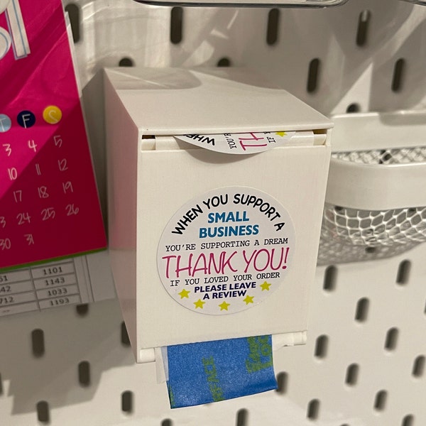Skadis Sticker/label Dispenser for Sticker Roll Storage | Pegboard ...