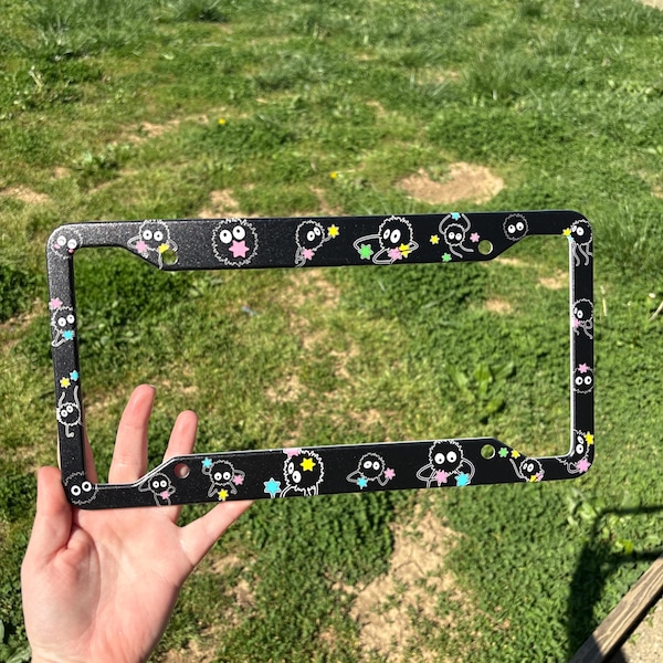 Soot Sprite License Plate Frame Spirited Away Kamaji Studio Ghibli ...