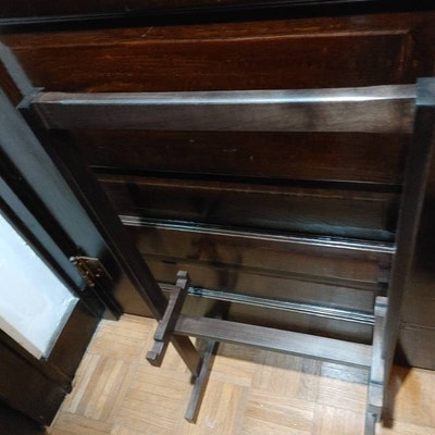 Custom TV Tray Holder Solid Handcrafted Maple Wood With Wood Dowel Pin ...