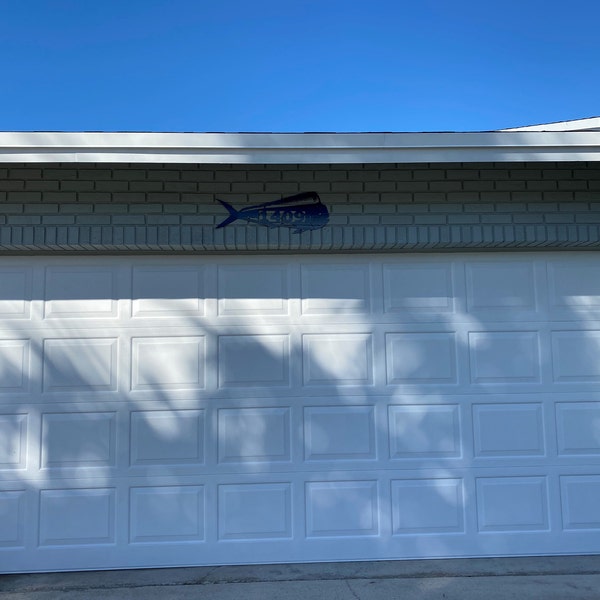 Mahi Mahi Dolphin Dorado Fish House Numbers Monogram Fish Metal Wall ...