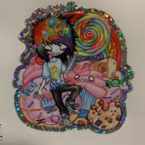 00s Emo Style Sugar Rush Sticker - Etsy