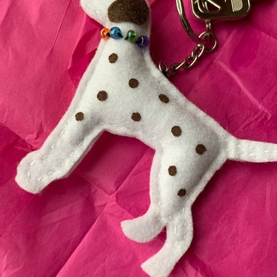 Dalmatian Keyring Dalmatian Gift for Dalmatian Lover Gift Dalmatian Dog ...