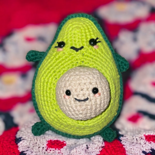 Avocado Family, Amigurumi Crochet Pattern, Digital Download - Etsy