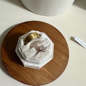 9 Colors Velvet Ring Box, Engagement Ring Box Double and Single Slot - Etsy