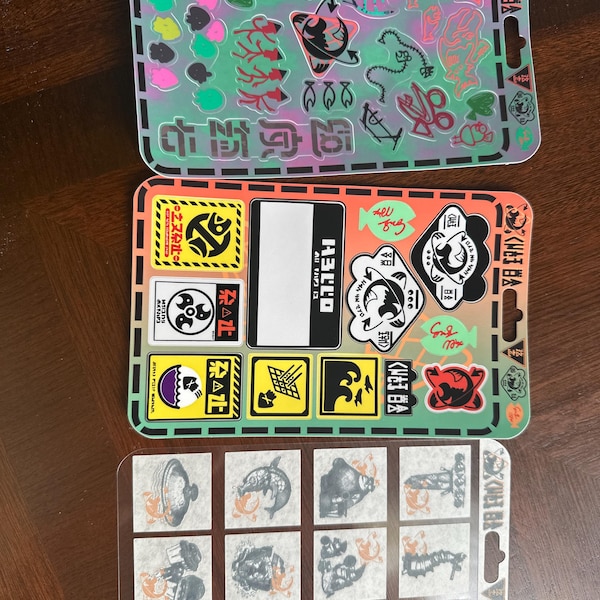 Splatoon 3 Grizzco Onboarding Sticker Sheet - Etsy