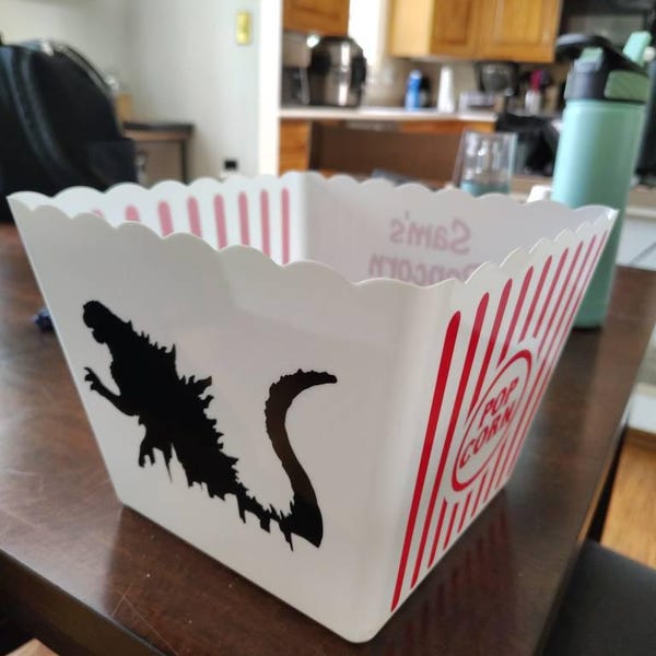Personalized Popcorn Tub Custom Popcorn Tub Party Favor Custom Popcorn ...