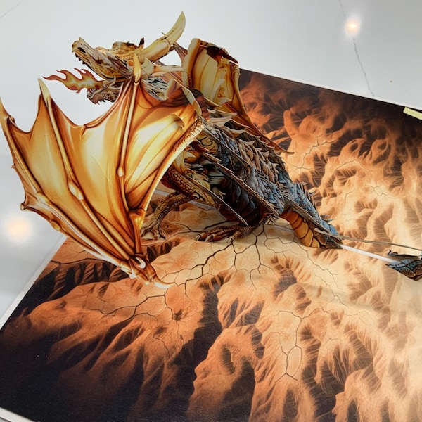 Pop up Airplane Card, 3D Bi-plane Card, Father's Day, for Birthday ...