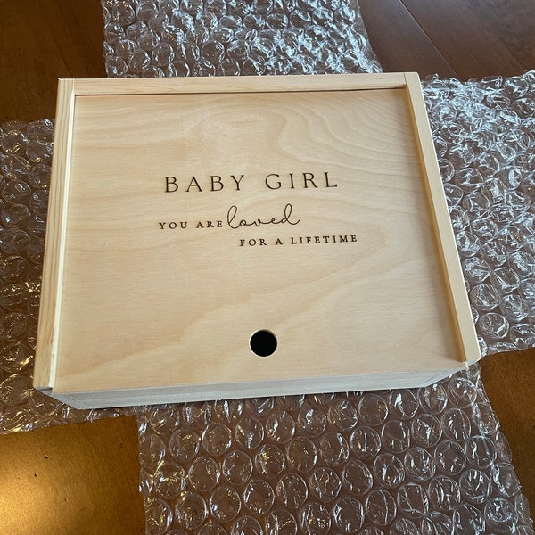 Personalized Baby Loss Box, Engraved Baby Memorial Box, Infant Loss ...