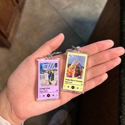 Personalized Song Keychain, Custom Music Keychain, Custom Anniversary ...