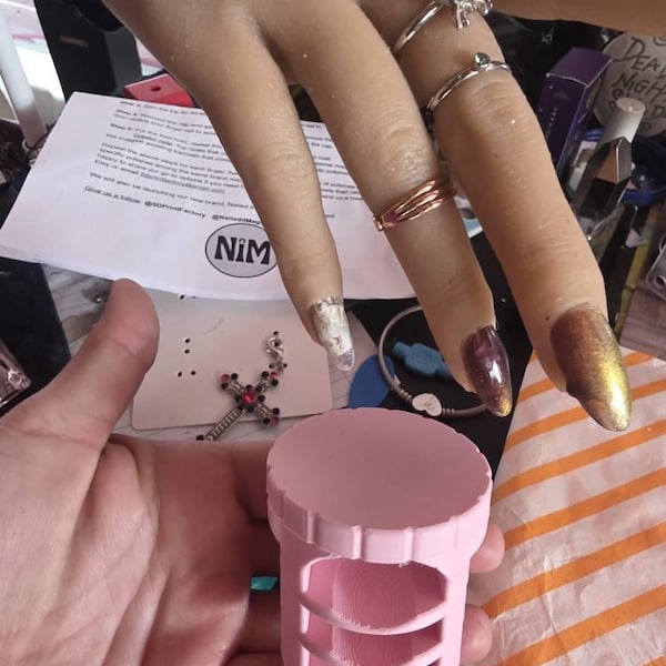 The Perfect Glass Bead Nail Magnetic Tool, DIY 3D Bead Nail Art, Glass ...