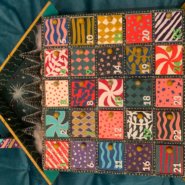 Tiny Advent Calendar Numbers - Foam Christmas Advent Numbers - 1-25 ...