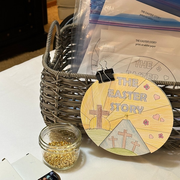 The Easter Story Craft for Kids, Sunday School Craft, Easter Story ...