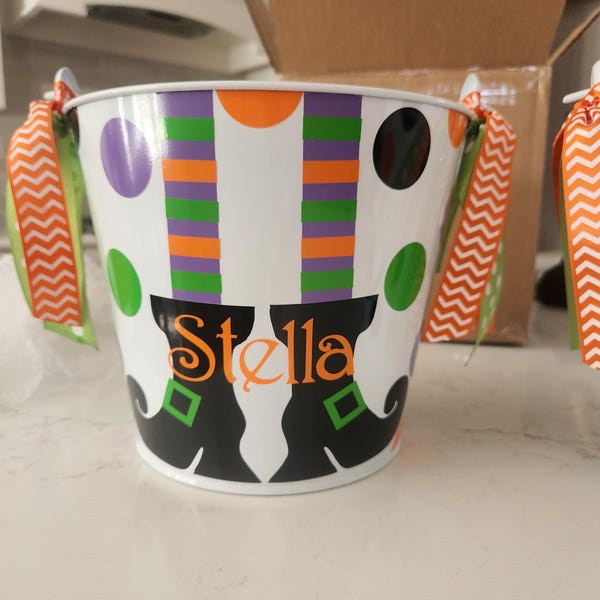 Personalized Rope Pail Bucket for Girls and Boys; Perfect for the Beach ...