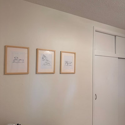 Set of 3 Monster Truck Décor Minimalist Line Art Kids Room Art Monster ...