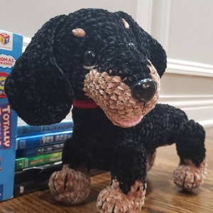 Dachshund Crochet Pattern, Stuffed Dog, Dog Toy, Plush Pattern ...