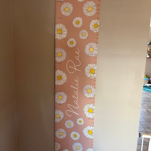 Growth Chart for Kids,personalized Kids Height Chart,daisy Growth Chart ...
