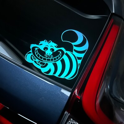 Cheshire Cat Vinyl Sticker/decal - Etsy