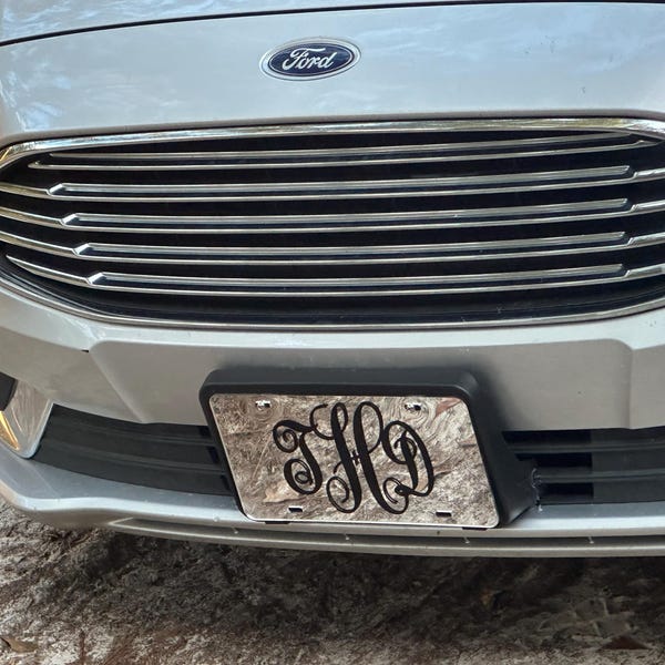 Personalized Mirror License Plate With Name, Nickname, or Company Logo ...