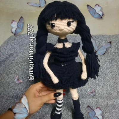 Wednesday Addams Party Dress Body Pattern Pdf TUTORİAL ENGLİSH & SPA ...