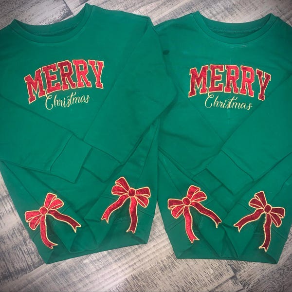 Merry Applique Embroidery Machine Sign Merry Christmas Design Satin ...