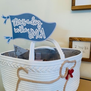 Personalized Basket, Monogrammed Basket, Custom Name Basket, Monogram ...