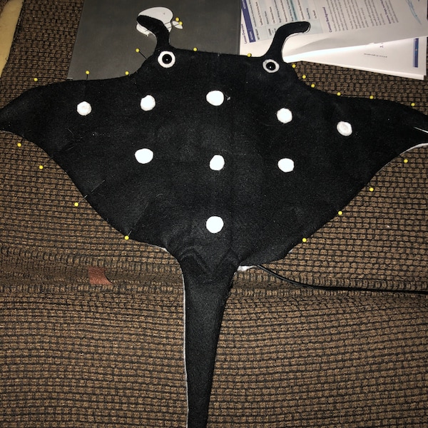 Felt Ocean Sting Rays Sewing Pattern Manta Ray, Cow Nose Ray & Eagle ...
