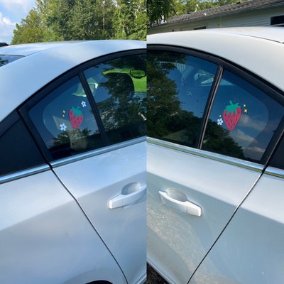 Strawberry Vinyl Decal Strawberry Car Decal Strawberry Daisy Decal ...