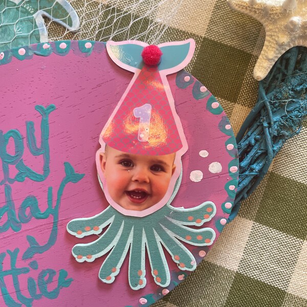 Custom Face Confetti | Under the Sea Birthday Decorations | Ocean ...