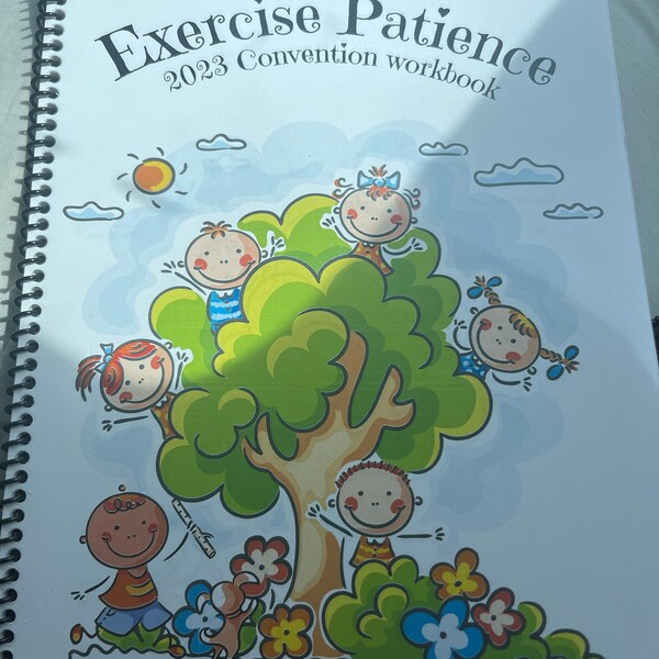 Exercise Patience 2023 Convention Kids Workbook | JW | Activity ...