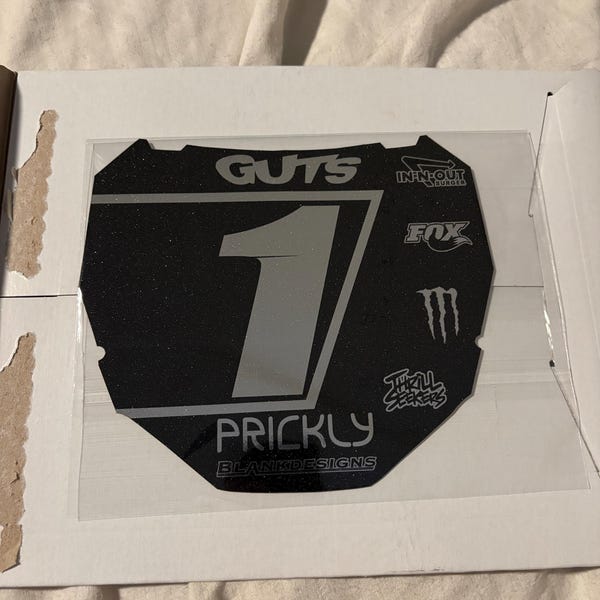 Custom Motocutz Plate Decals - Etsy