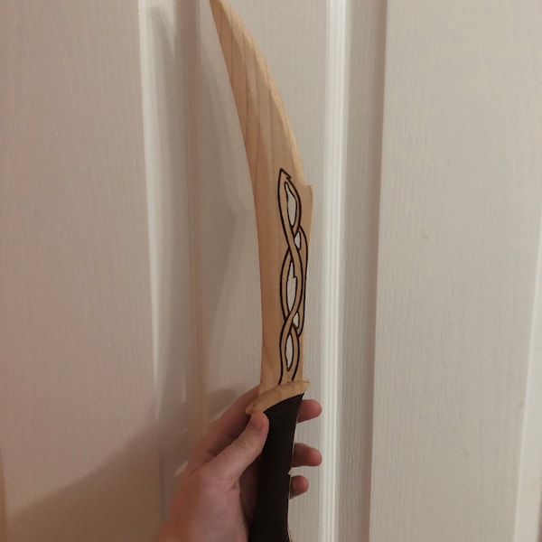 Tauriel's Blades Wood Replica Dagger Knives Sword LOTR Hobbit - Etsy
