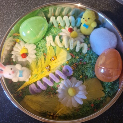 Lime Green Sensory Rice Base / Sensory Bin / Messy Play / Tuff Tray ...