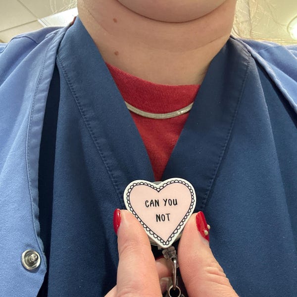 Can You Not | Badge Reel | Medical ID Badge | Nurse Badge Reel Funny ...