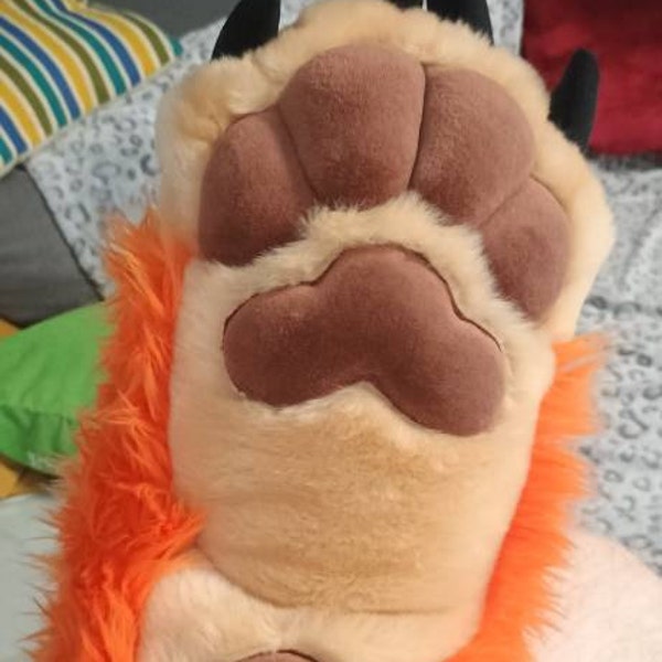 Sockpaws Fursuit Feetpaws Faux Fur Paws in Custom Colors BYO DIY ...