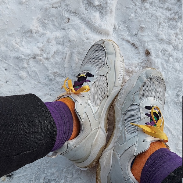 Non-binary Lace Locks — Subtle Pride Shoelace Shoe Charm Agender ...