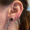 TRIS: Scythe Statement Earrings, Set of 3, Sterling Silver - Joanna ...