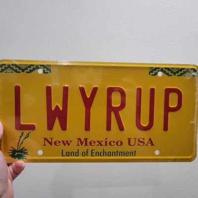 2 Fast 2 Furious Romes Eclipse H8TR Metal Stamped Replica Prop License ...